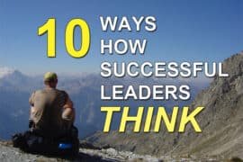 10 Ways How Successful Leaders Think